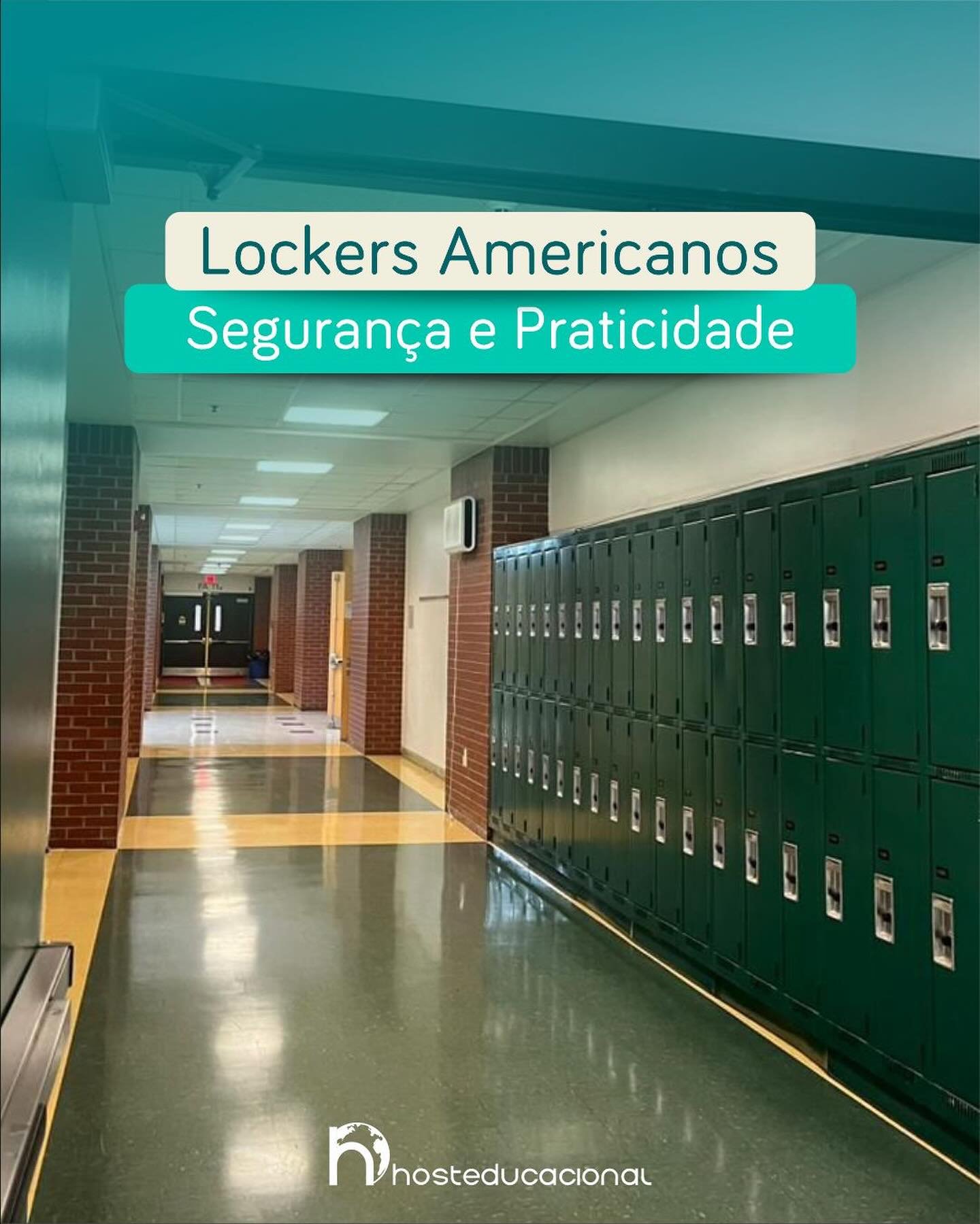 Lockers Americanos - Segurança e praticidade - HOST EDUCACIONAL